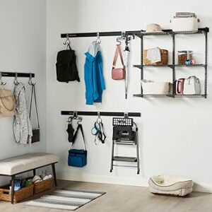 Rubbermaid Fasttrack Rail Storage 36"x12" 3-Shelf Kit, 350 lbs. Per Shelf, for Home/Garage/Shed/Workshop Organization