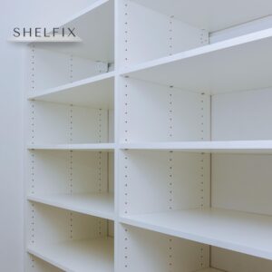 SHELFIX - White Cabinet Replacement Shelves - 3/4'' Thick Melamine - Cabinet Shelf Custom Size Shelf - Melamine Shelves Cut to Order 34