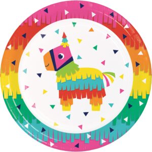 fiesta fun paper plates, 24 ct