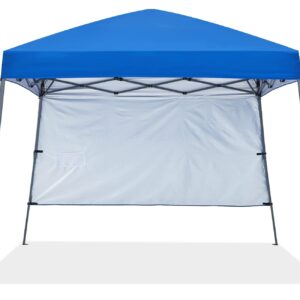 ABCCANOPY Stable Pop Up Beach Tent with Backpack Bag, 8 x 8 ft Base / 6 x 6 ft Top, Blue