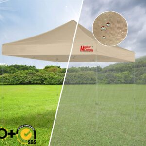 MASTERCANOPY Replacement Pop Up Canopy Top (10x10, Beige)