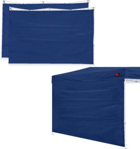 scocanopy sunwall for 12x12 pop up canopy frame, 3 pack sidewall only (navy blue)