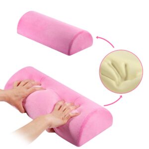 SKYZONAL Memory Foam Bolster Pillow with Removable Cover for Neck Leg Back Lumbar Spine Knee Pain Relief Pillow Lumbar Support Multi-use for Bed, Sleeping