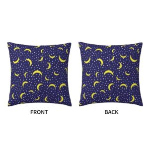 Lukbfall Moon Dot Pattern Background Decorative Pillow Cover 18 X 18 Inch Moroccan Home Decoration Pillowcases Cushion Cover Square Throw Pillow Cover for Couch Sofa Bed Living Room Bedroom