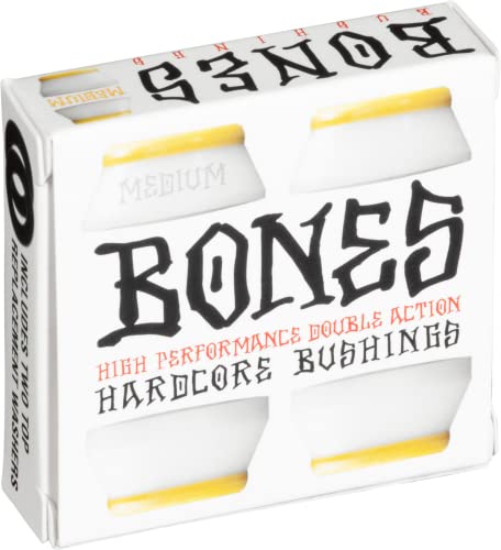 Bones Wheels Hardcore Bushings, Medium, White