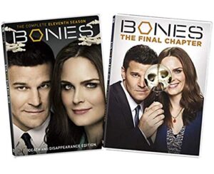 bones: the final two seasons dvd collection - the complete eleventh season & the complete twelfth season (season 11 / season 12: the final chapter) [tv series 2-pack bundle]