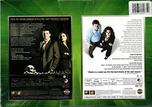 Bones: Season 1 & Season 2 Two-Pack DVD Collection (The Complete First and Second Seasons)