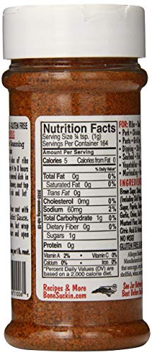 Bone Suckin' Sauce Bone Suckin' Original Seasoning and Rub, 5.8 Ounce