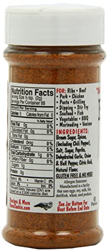 Bone Suckin' Sauce Bone Suckin' Original Seasoning and Rub, 5.8 Ounce