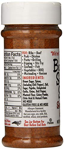 Bone Suckin' Sauce Bone Suckin' Original Seasoning and Rub, 5.8 Ounce