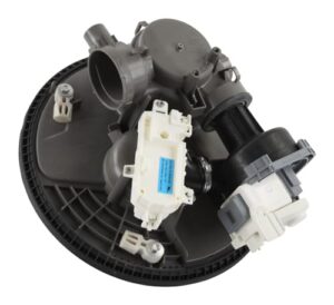 whirlpool w11087376 genuine oem dishwasher pump and motor assembly replacement part - replaces w10917114