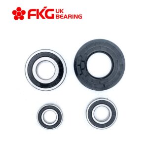 FKG Front Load Washer Tub Bearing and Seal Kit W10772618, W10253866, WH45X10071, W10253864 and W10772617 for GE, Whirlpool, Kenmore