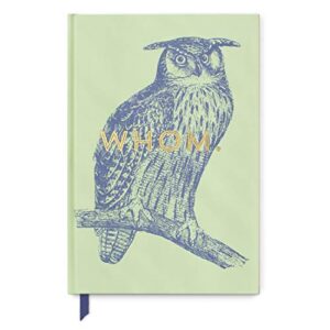 designworks ink vintage sass a5 hardcover notebook journal, whom, 14.6cm x 21.6cm, green, jb86-1104eu