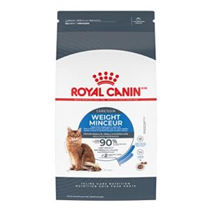 royal canin feline care nutrition weight care adult dry cat food, 3 lb bag