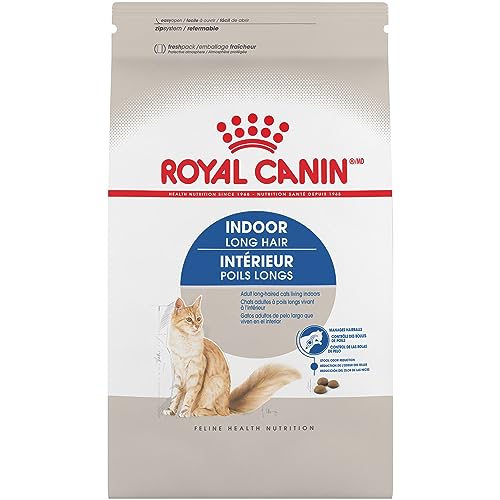 Royal Canin Indoor Long Hair Adult Dry Cat Food, 6 lb bag