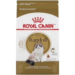 royal canin ragdoll breed adult dry cat food, 7 lb bag