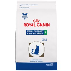 royal canin veterinary diet feline renal support f dry cat food, 12 oz