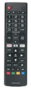 vinabty replaced remote fit for lg tv 70uk6570 86uk6570 75uk6570 43uk6300 49uk6300 50uk6300 55uk6300 65uk6300 43uk6500aua 50uk6500aua 55uk6500aua 65uk6500aua 43uk6300bub 49uk6300bub akb75375604