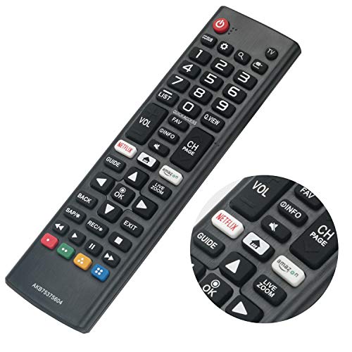 VINABTY Replaced Remote fit for LG TV 70UK6570 86UK6570 75UK6570 43UK6300 49UK6300 50UK6300 55UK6300 65UK6300 43UK6500AUA 50UK6500AUA 55UK6500AUA 65UK6500AUA 43UK6300BUB 49UK6300BUB AKB75375604