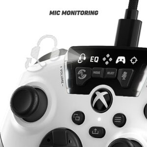 Turtle Beach Recon Controller Wired Game Controller Officially Licensed for Xbox Series X, Xbox Series S, Xbox One & Windows - Audio Enhancements, Remappable Buttons, Superhuman Hearing – White