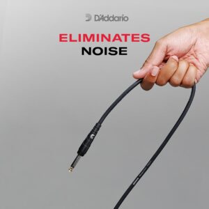 D'Addario Accessories Speaker Cable - Shielded for Noise Reduction - 1/4 Inch Male to 1/4 Inch Male - Classic Series - 25 Feet/7.62 Meters - Straight Ends - 1 Pack