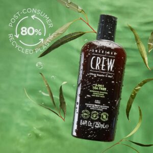 American Crew Shampoo, Conditioner & Body Wash for Men, 3-in-1, Tea Tree Scent, 33.8 Fl Oz