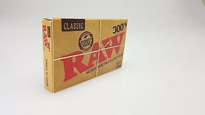 RAW 300 Classic 1.25 1 1/4 Size Rolling Papers, 300 Count (Pack of 1)