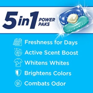 Arm & Hammer Clean Burst 5-in-1 Laundry Detergent Power Paks, High Efficieny (HE), 42 Count