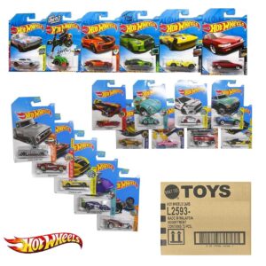 mattel hot wheels 72 count random case basic die-cast toy cars