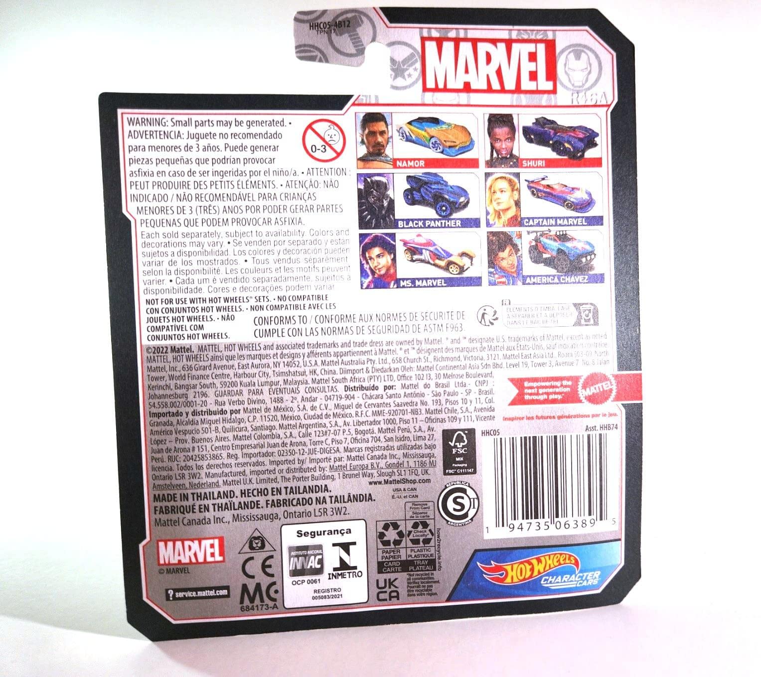 HOT Wheels Character Cars Marvel Wakanda Forever [Black Panther]