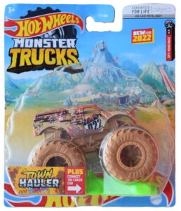 hot wheels monster trucks town hauler, connect and crash car, town hauler