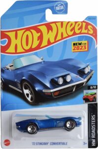 hot wheels '72 stingray convertible, hw roadsters 8/10 [blue] 132/250