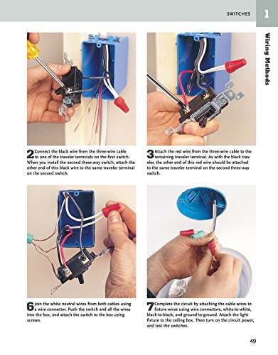 Ultimate Guide: Wiring, 8th Updated Edition (Creative Homeowner) DIY Home Electrical Installations & Repairs from New Switches to Indoor & Outdoor Lighting with Step-by-Step Photos (Ultimate Guides)