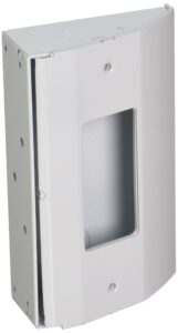 bryant electric ru100w tradeselect under cabinet/counter power distribution box, slim fit, white metal