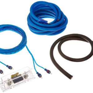 STINGER SSK0 1/0Ga 1500W Complete Wiring Kit, Black/Blue, 12.75" x 10.5" x 3.5"