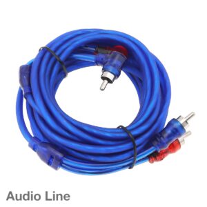 DriSentri 6 Gauge Amp Wiring Kit Amplifier Install Flexible Wiring Complete Installation Cables for Installer, Purple