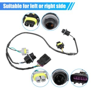 X AUTOHAUX 15930264 Headlight Wiring Harness Headlamp Socket Connector Wire for Chevrolet Malibu 2008 2009 2020 2021 2012 Headlamp Wire Harness Connector 645-539