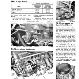 1961 Ford Fairlane Falcon Galaxie Shop Service Repair Book Manual Engine Wiring