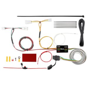 mecmo 4 pin trailer wiring harness for 2006-2012 toyota rav4, ‎56165 t-connector hitch wiring for trailer light connect