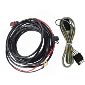 vehicle wiring harness for bruno asl-250 asl-275 out-sider, battery to lift wire + 4 pin adapter