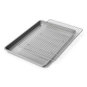 sur la table signature half sheet pan with cooling & baking grid, aluminum