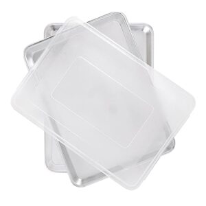 nordic ware naturals two half sheets with lid set, 3-pieces