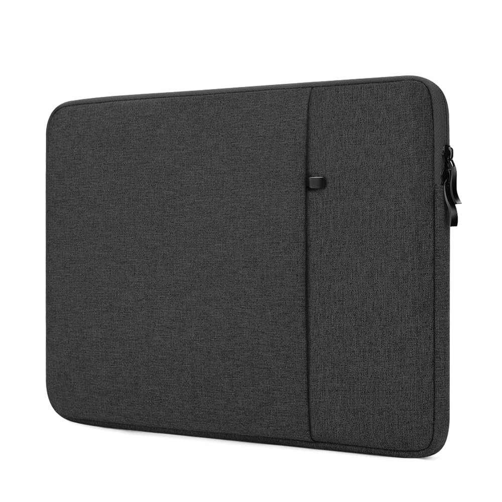 ProElife 15-Inch Laptop Sleeve Case for 2024 2023 MacBook Air 15 inch with Apple M3 M2 Chip Accessory Traveling Carrying Simple Case Water-resistant Bag Cover for MacBook Air 15'' M3 M2 (Black)