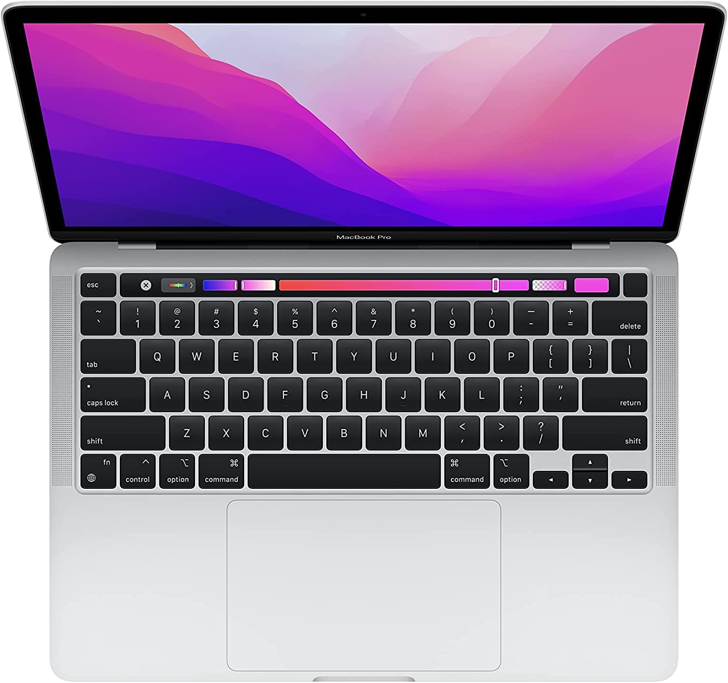 Apple 2022 MacBook Pro Laptop with M2 Chip: 13" Retina Display, 8GB RAM, 256GB ​​​​​​​SSD ​​​​​​​Storage, Backlit Keyboard, FaceTime HD Camera, Touch Bar; Silver (Renewed)