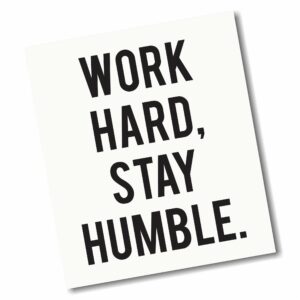 work hard motivational macbook sticker decal macbook pro decal air 13" 15" 17" keyboard mousepad trackpad laptop inspirational sticker