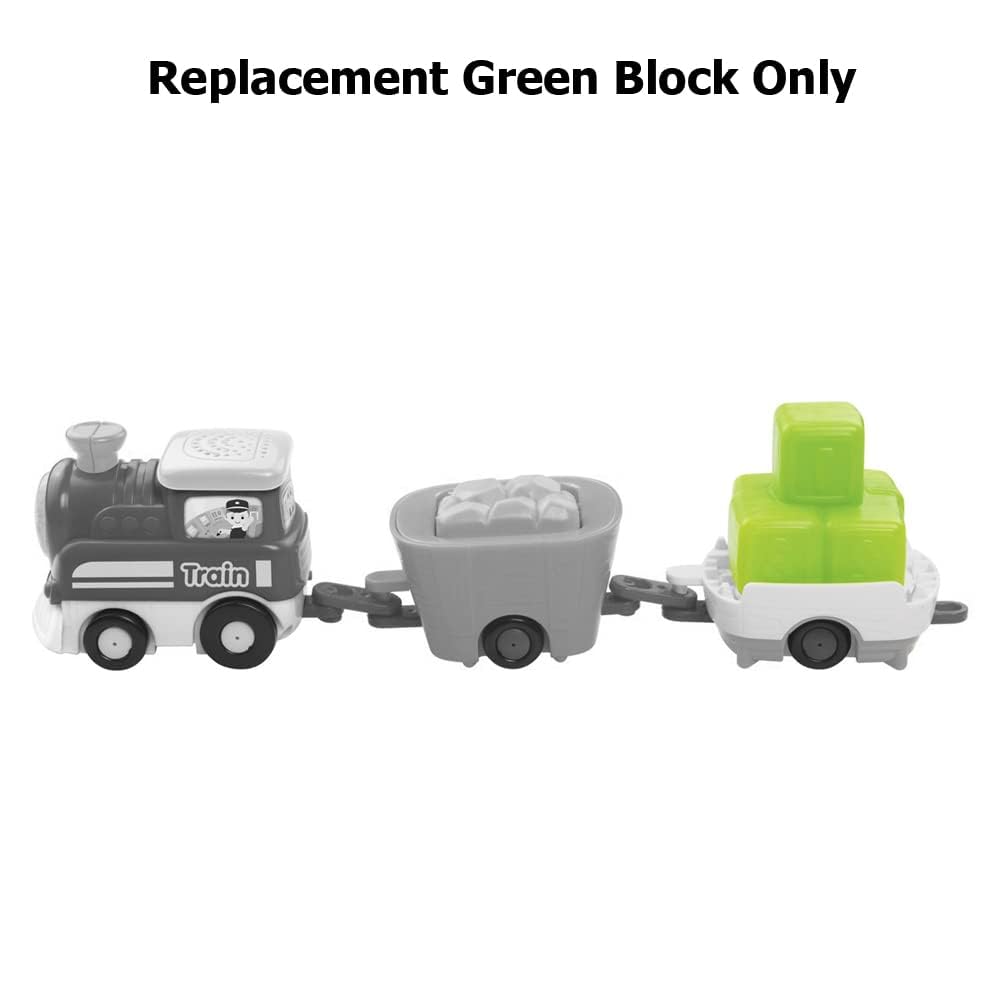 Replacement Parts for Smart Wheels Train Set ~ VTech Go Go Smart Wheels Carry All Cargo Train Playset - Replacement Green Block