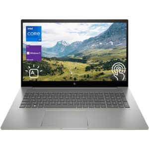 hp 2023 newest envy laptop, 17.3" fhd touchscreen, 13th gen intel core i7-13700h processor, 32gb ram, 1tb pcie ssd, webcam, hdmi, backlit kb, sd card reader, wi-fi 6, windows 11 pro, grey