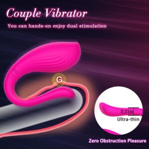 APP & Remote Control Vibrating Panties Wearable Vibrator, Healexcer Smartphones Dual Motors Adult Sex Toys for Women Couples Pleasure with Vibrating Ball 9 Stimulations, Couples Sex Products Games