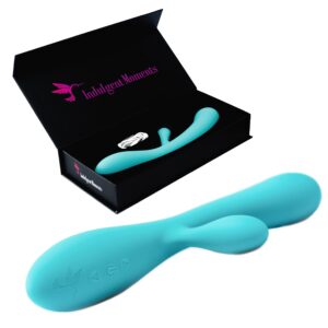 indulgent moments iridescence rabbit vibrator (smaller) | adult sex toy | powerful vibrator | waterproof | 12 vibration setting | three power levels