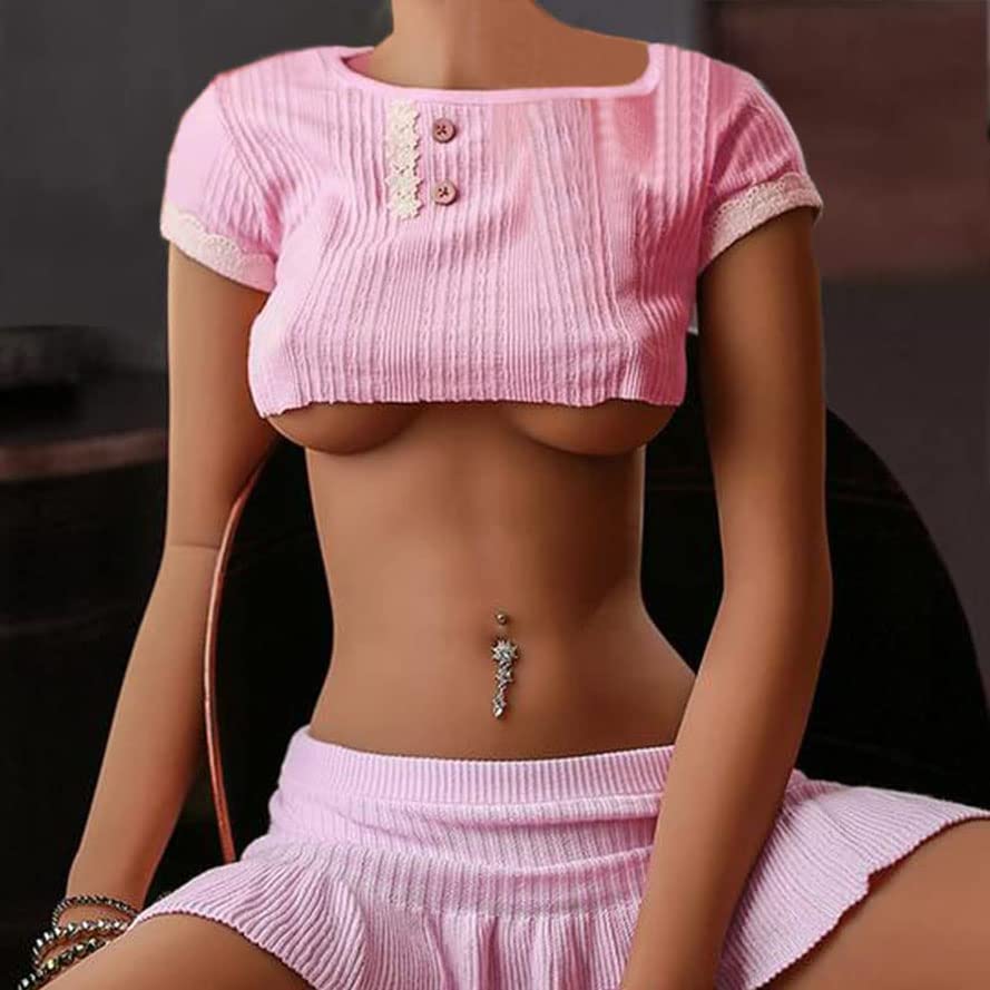 5.45 FT Full Size Sex Doll Male Small Breasts Sex Love Doll Lifelike Sex Dolls for Men Silicone Doll Full Body with Foot Standing Realistic Sex Doll Adult Toys